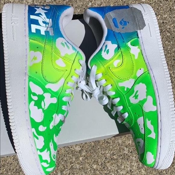 Nike | Shoes | Brand New Custom Bape Of 1 Air Force 1s | Poshmark
